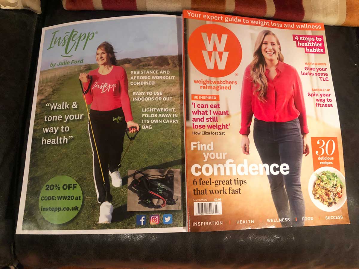 Featured in Weight Watchers Magazine – Instepp